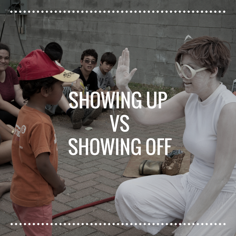 Showing up vs Showing off - Dawn Dreams